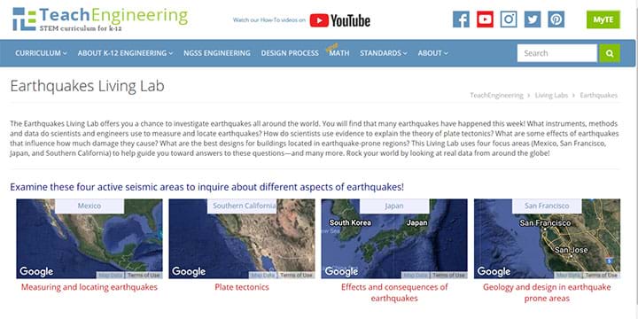 Earthquakes Living Lab: The Theory of Plate Tectonics - Activity ...
